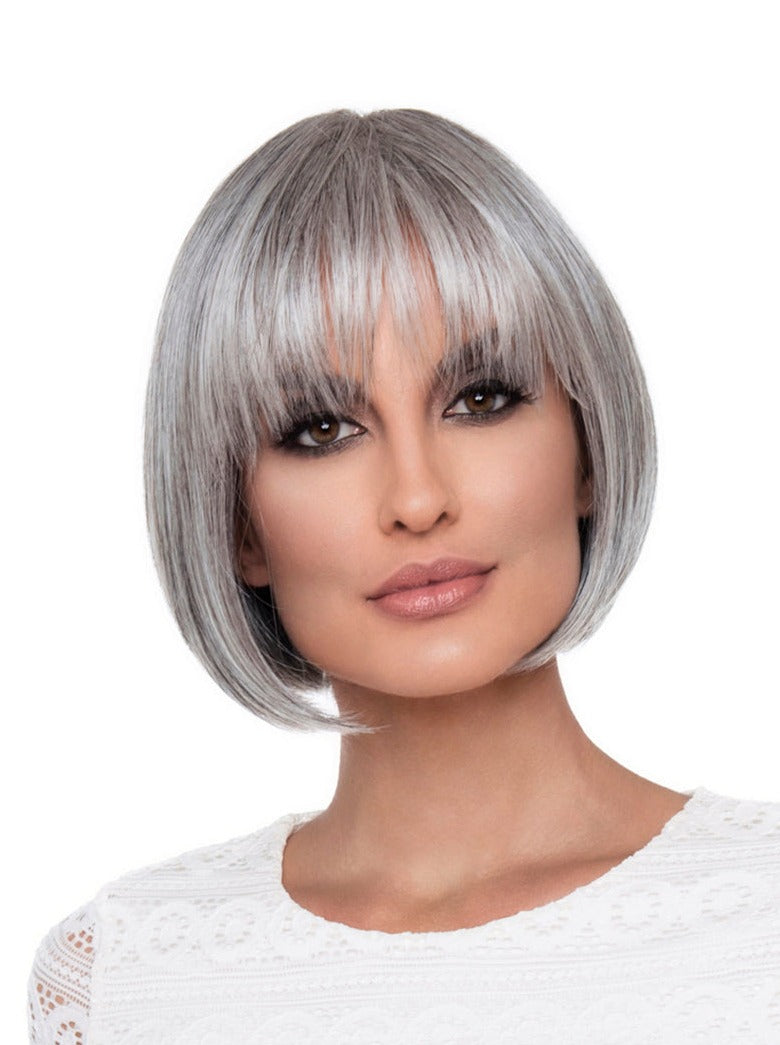 Human Synthetic Hair Blend Wigs